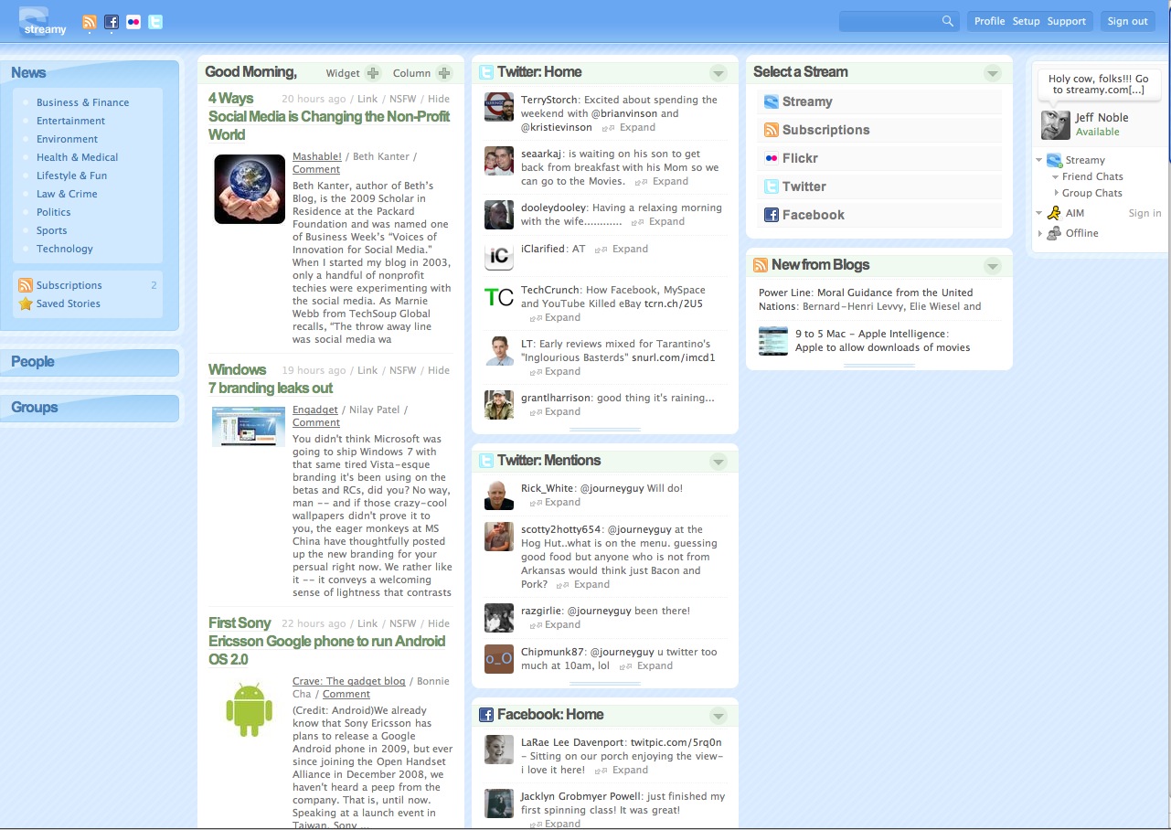 Streamy is dreamy • Notes from the Trail